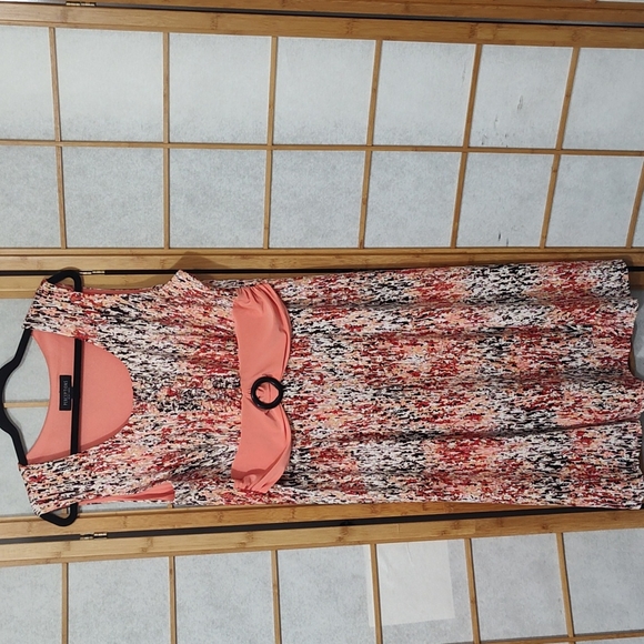 Perceptions | Dresses | Peach Colorful Dress | Poshmark